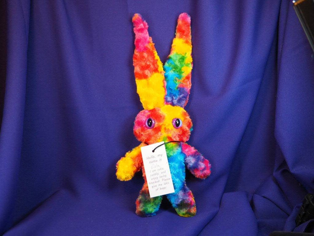 Viola Cute Monster Plush Plushie Stuffie W/ Soft Silky Swirly - Etsy