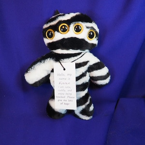 Kieran, Cute Monster Plush Plushie Stuffie With Super Soft and Silky ...