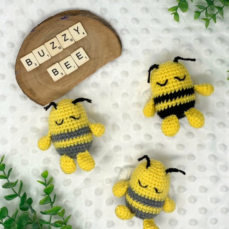 Buzzy Bee Crochet Pattern – Small Bee Crochet PDF Pattern – Pocket Bee ...