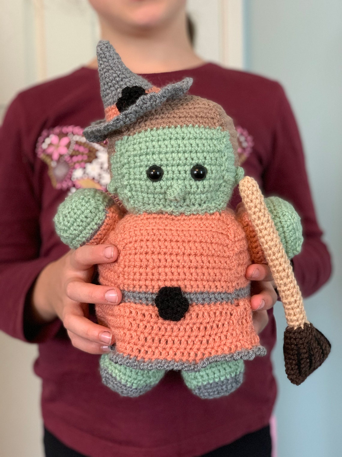 Witch Crochet Pattern Large Witch Amigurumi Crochet Pattern - Etsy