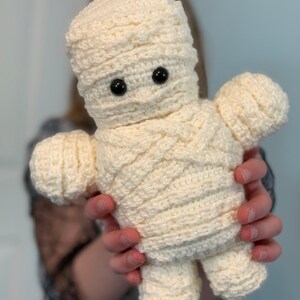 Mummy Crochet Pattern – Mummy Amigurumi Crochet Pattern – Halloween ...