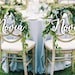 Novia and Novio Chair Signs for Wedding Hanging Chair Signs - Etsy