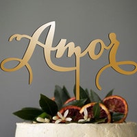 Acrylic Wedding Cake Topper, Personalized Wedding Cake Topper, Cake ...