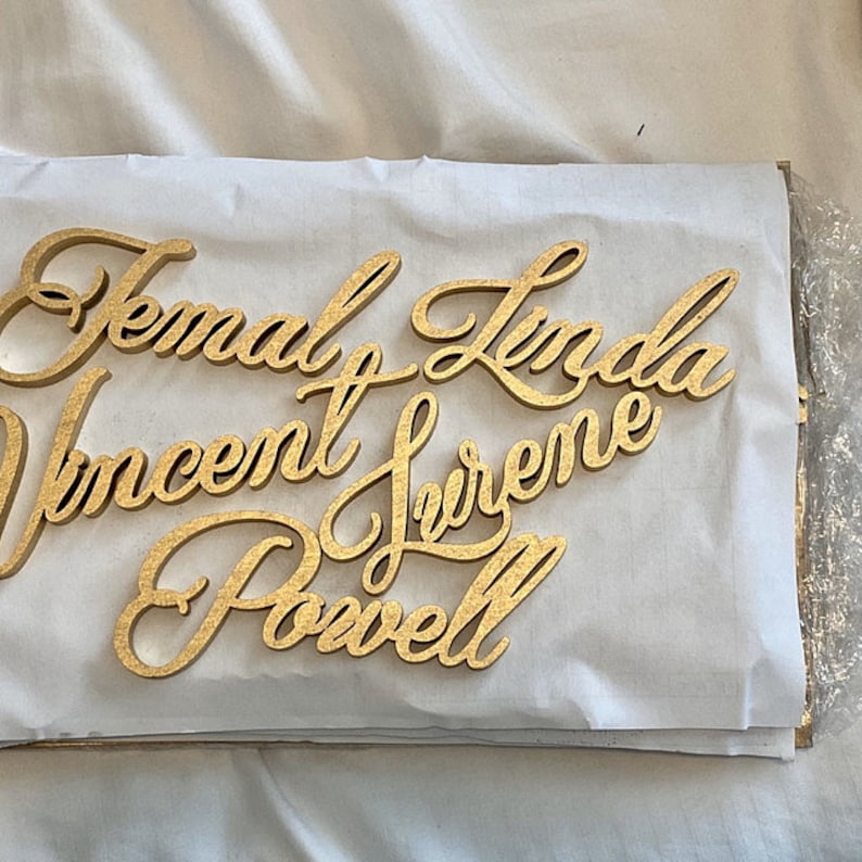 Place Name.wooden Wedding Place Setting.wedding Place | Etsy UK