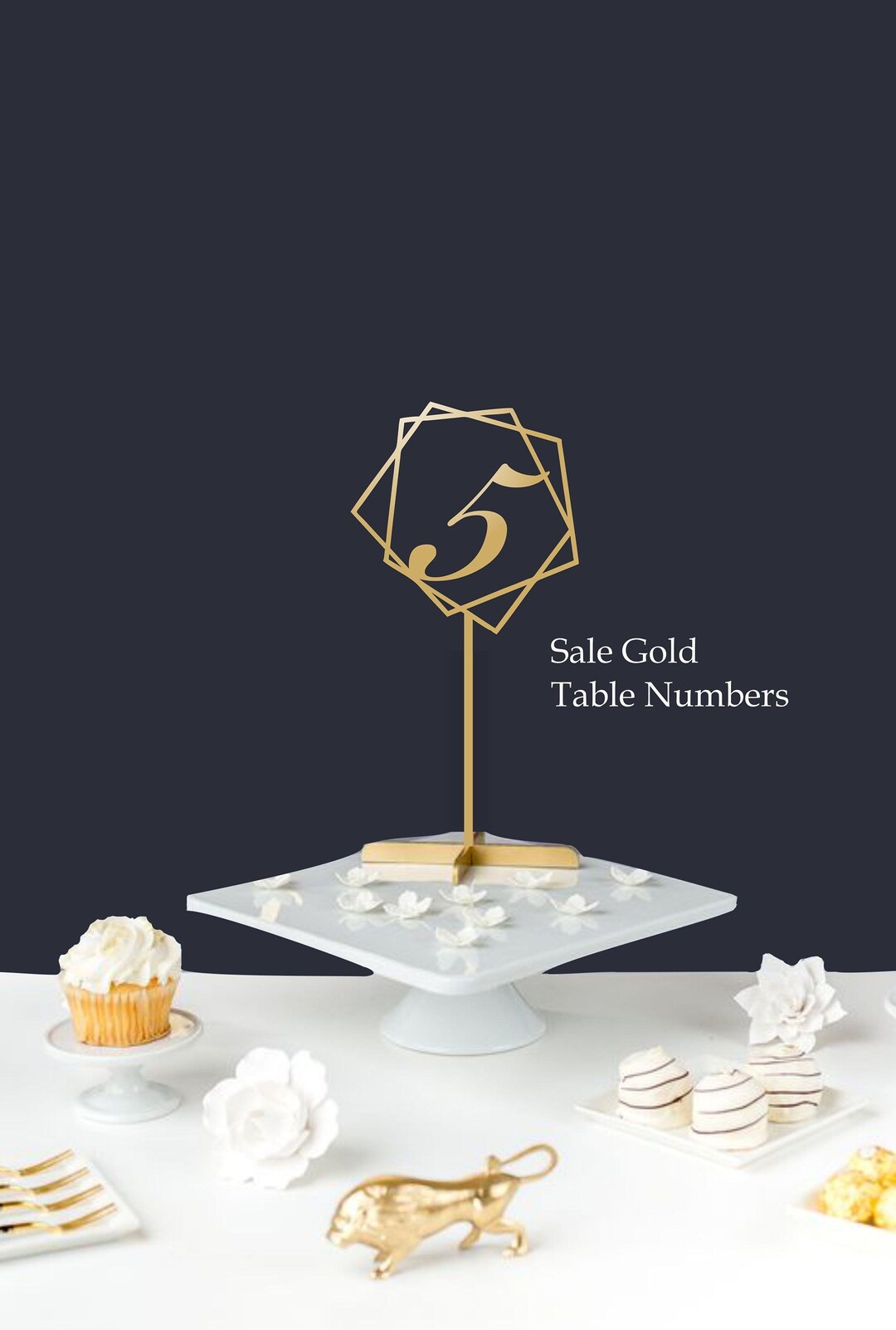 Números de la tabla de oro números de la mesa de bodas - Etsy España