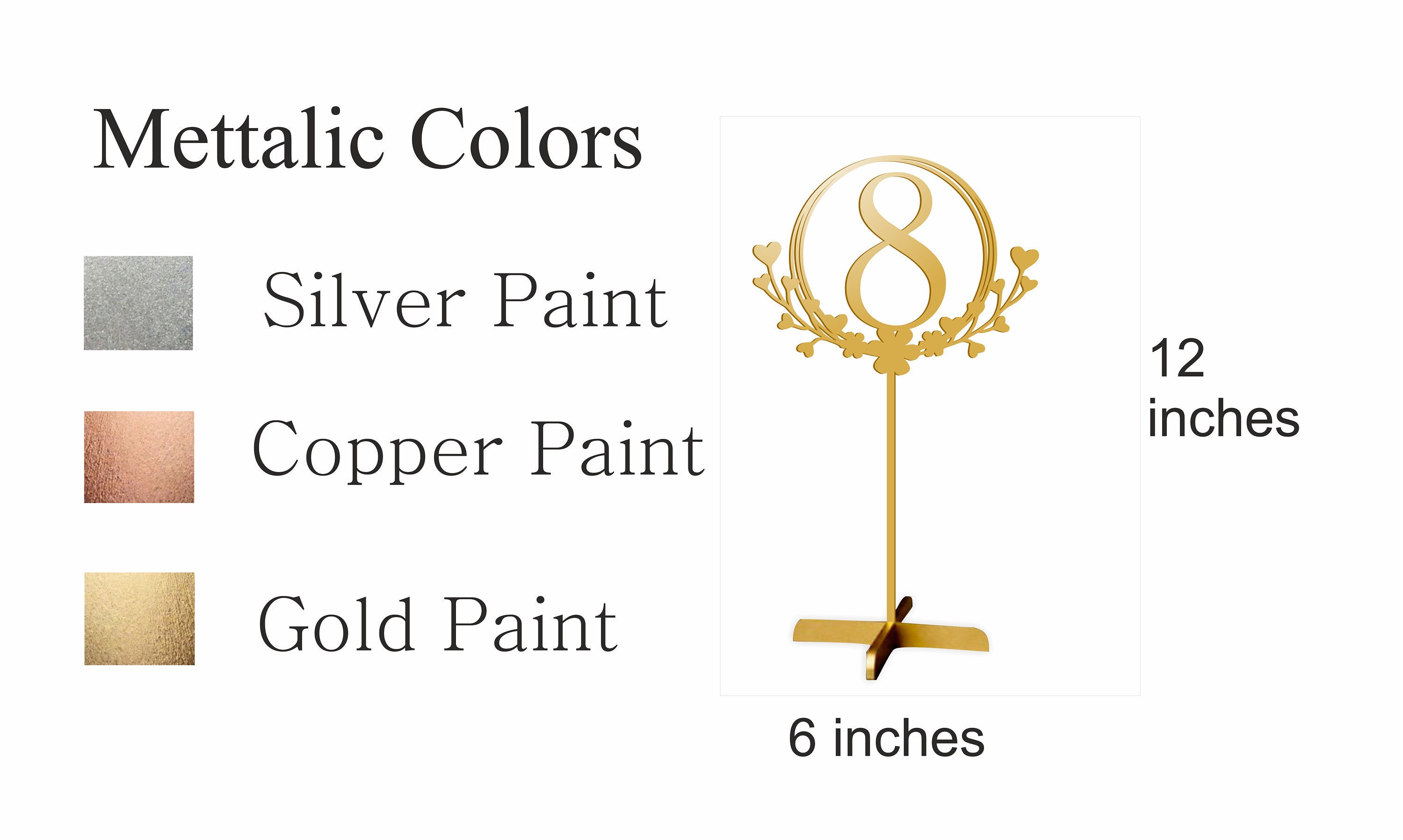 Wedding Table Numbers Gold Table Number Geometric Gold Table | Etsy