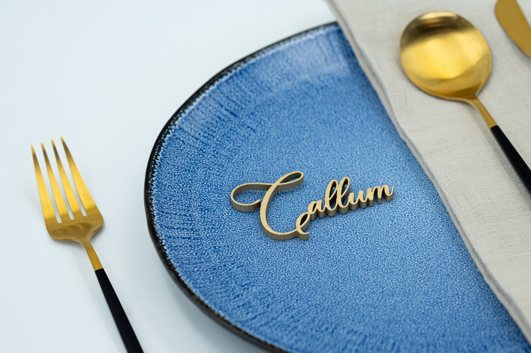 Name Tags Place Cards, Wedding Name Plate, Birthday Laser Cut Names ...
