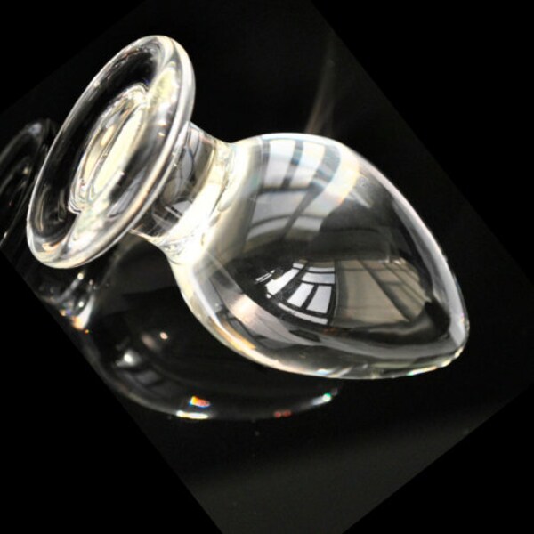 Clear Glass Butt Plug - Etsy