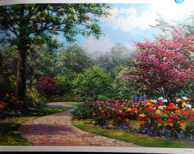 Summer Enchantment, Schaefer Miles, Seriolithograph Signed in the Plate ...