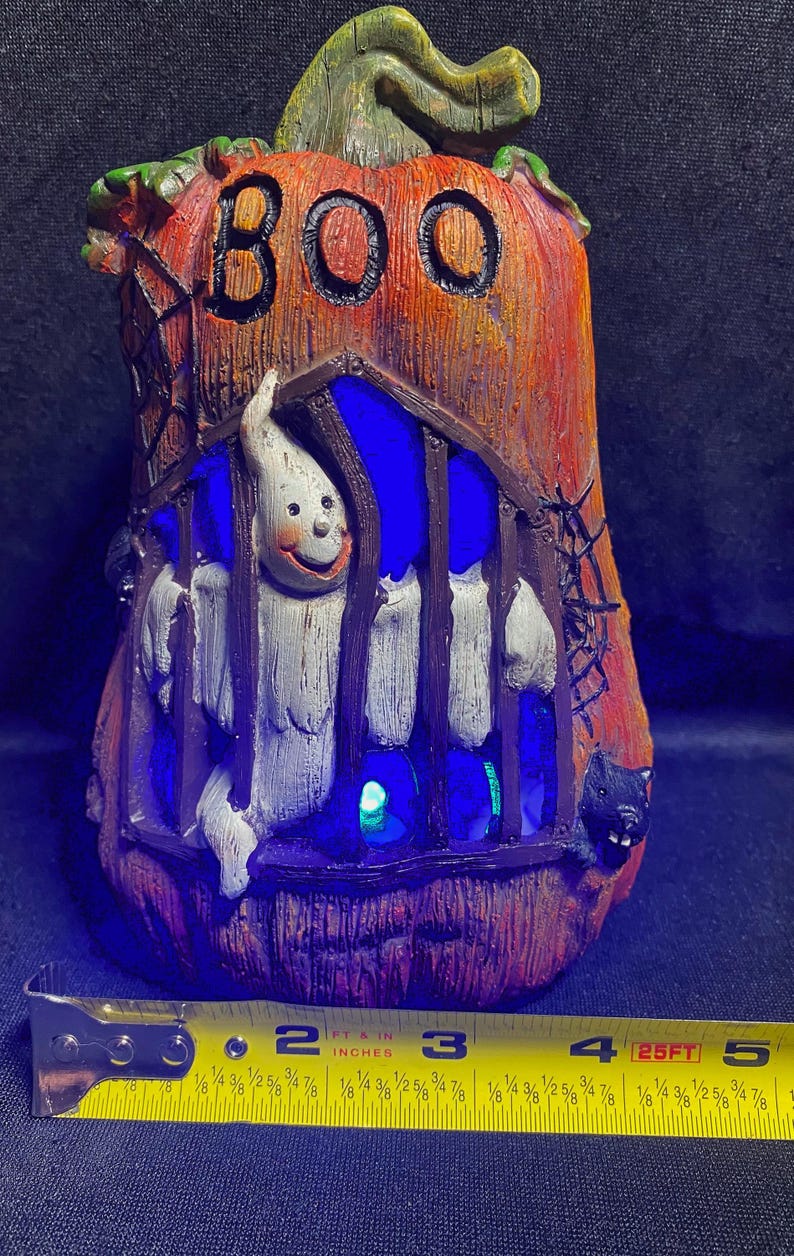 Halloween Scary & Boo Pumpkins - Lighted Color Changing (set of 2) - Etsy