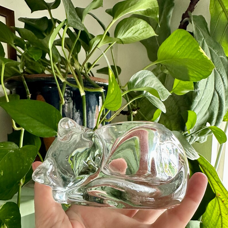 Indiana Glass Cat Votive Holder - Etsy