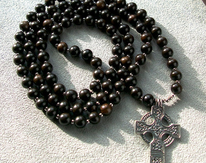 Jesus Beads, Chotki, Jesus Prayer, One Hundred Beads; Tiger Ebony and ...