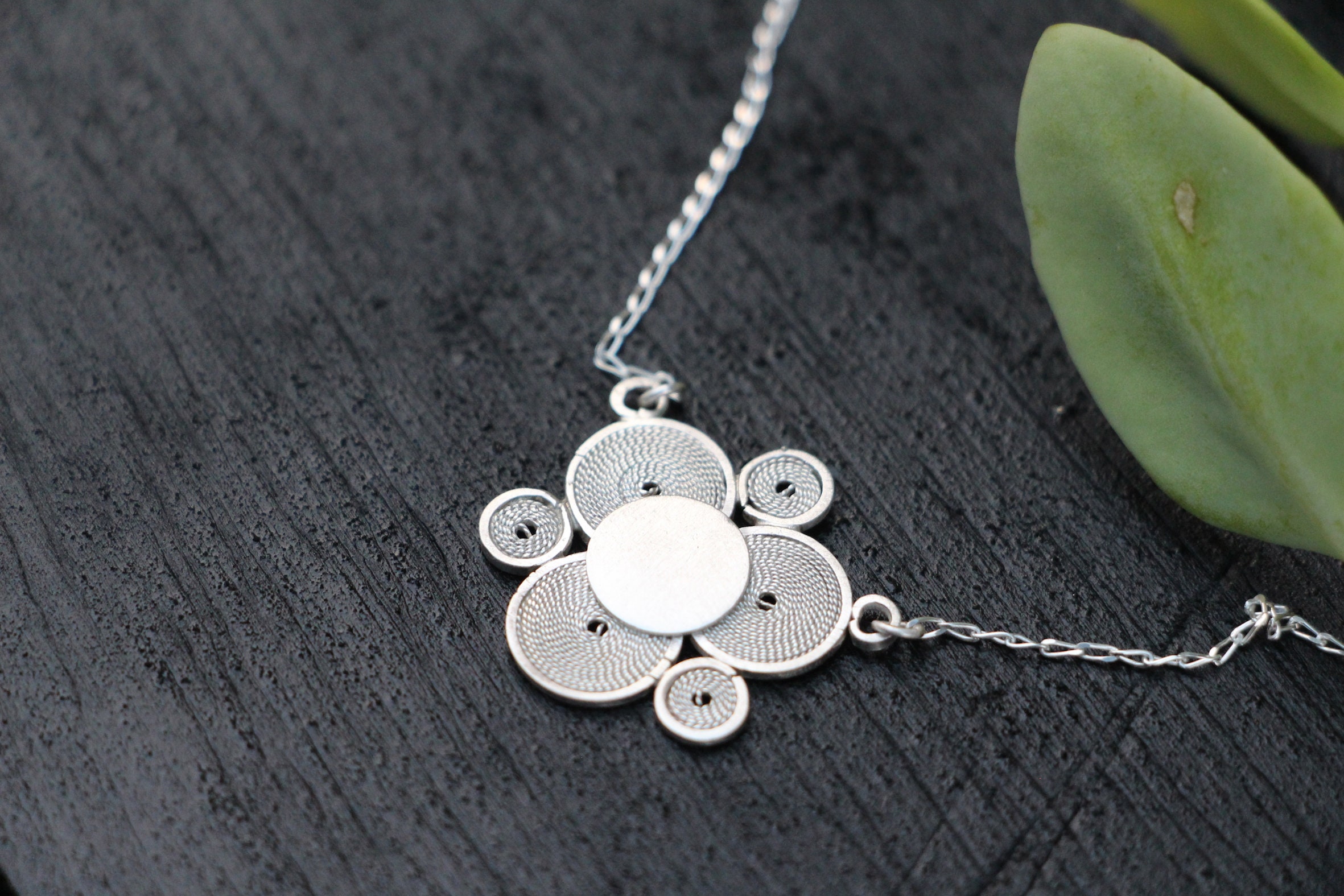 Collier filigrane Ronda-floré - Etsy 日本