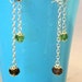 Front Back Dangle Earrings; Front Back Crystal Earrings; Two-sided ...