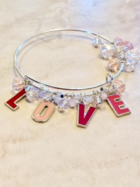Bracelet de la Saint-Valentin Bracelet Valentine Bangle Bijoux ...