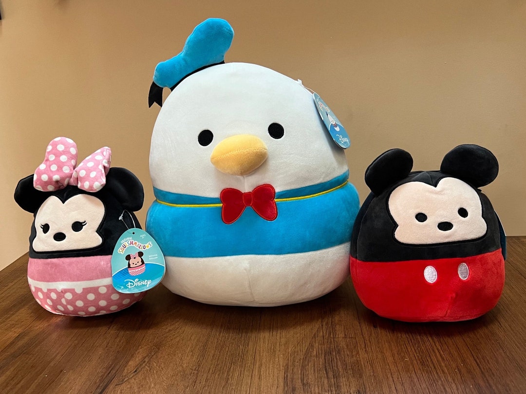 Squishmallow 14 Donald Duck and 6-7 Mickey Mouse Minnie - Etsy