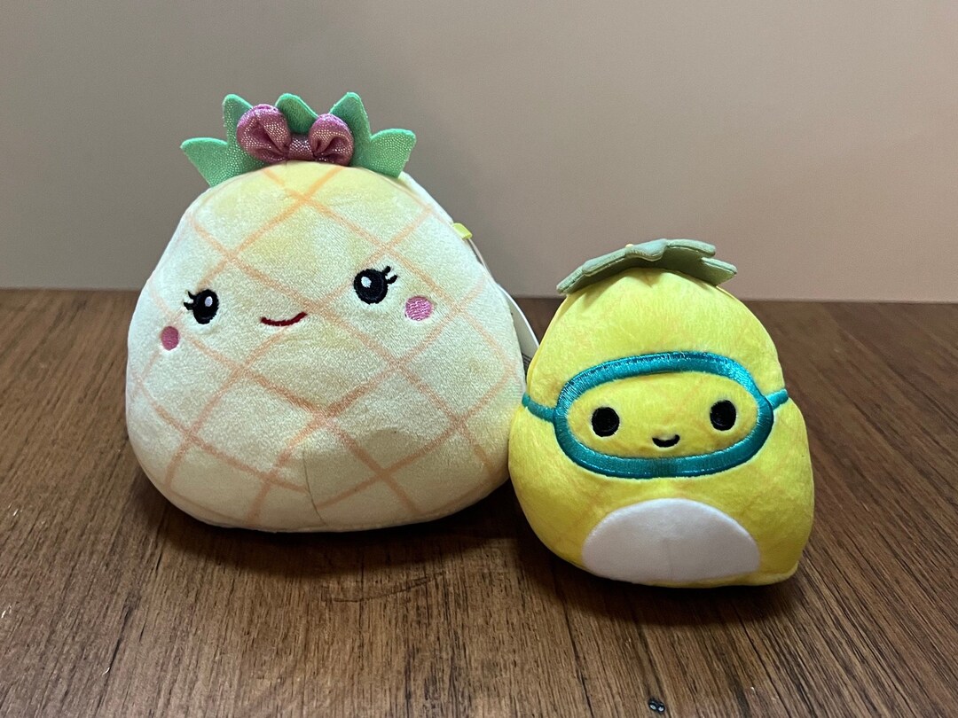 NWT Squishmallow New Kellytoy 5 Maui Pineapple and Bag Backpack ...