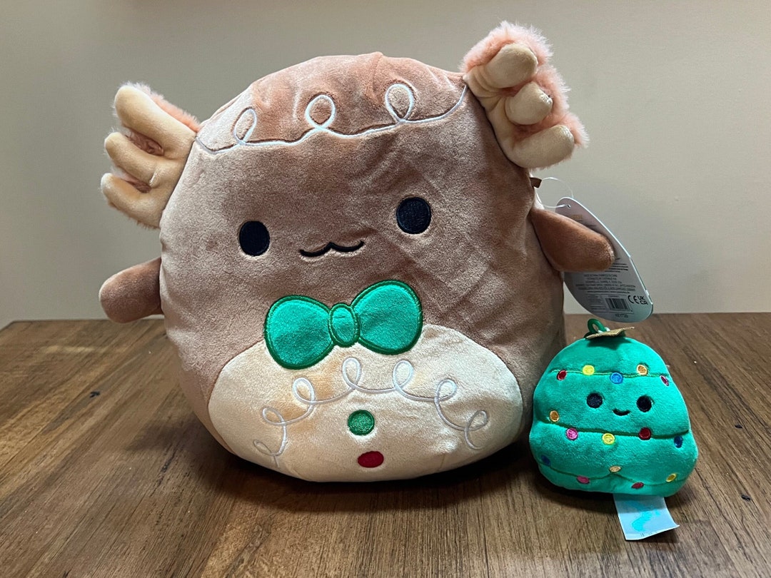 NWT Squishmallow 10-11 Den Gingerbread Axolotl New Kellytoy - Etsy