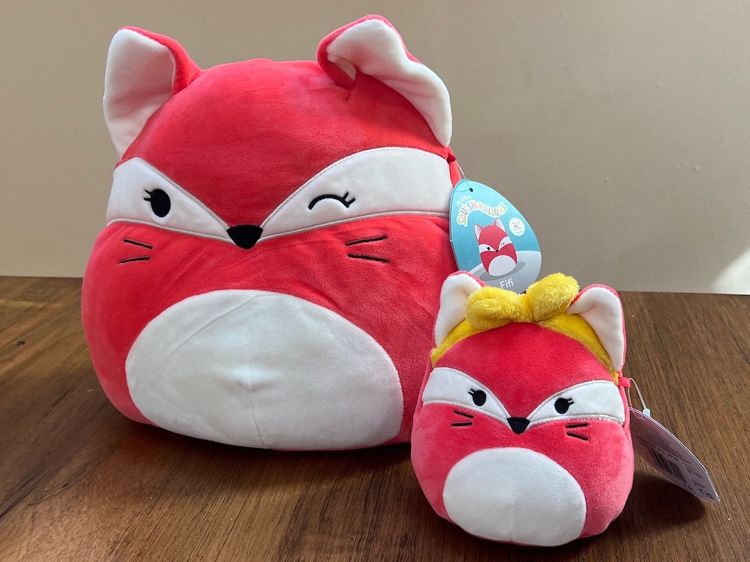 Squishmallow New Nwt 10-11 Fifi Fox With Rare Tag and 5 With - Etsy