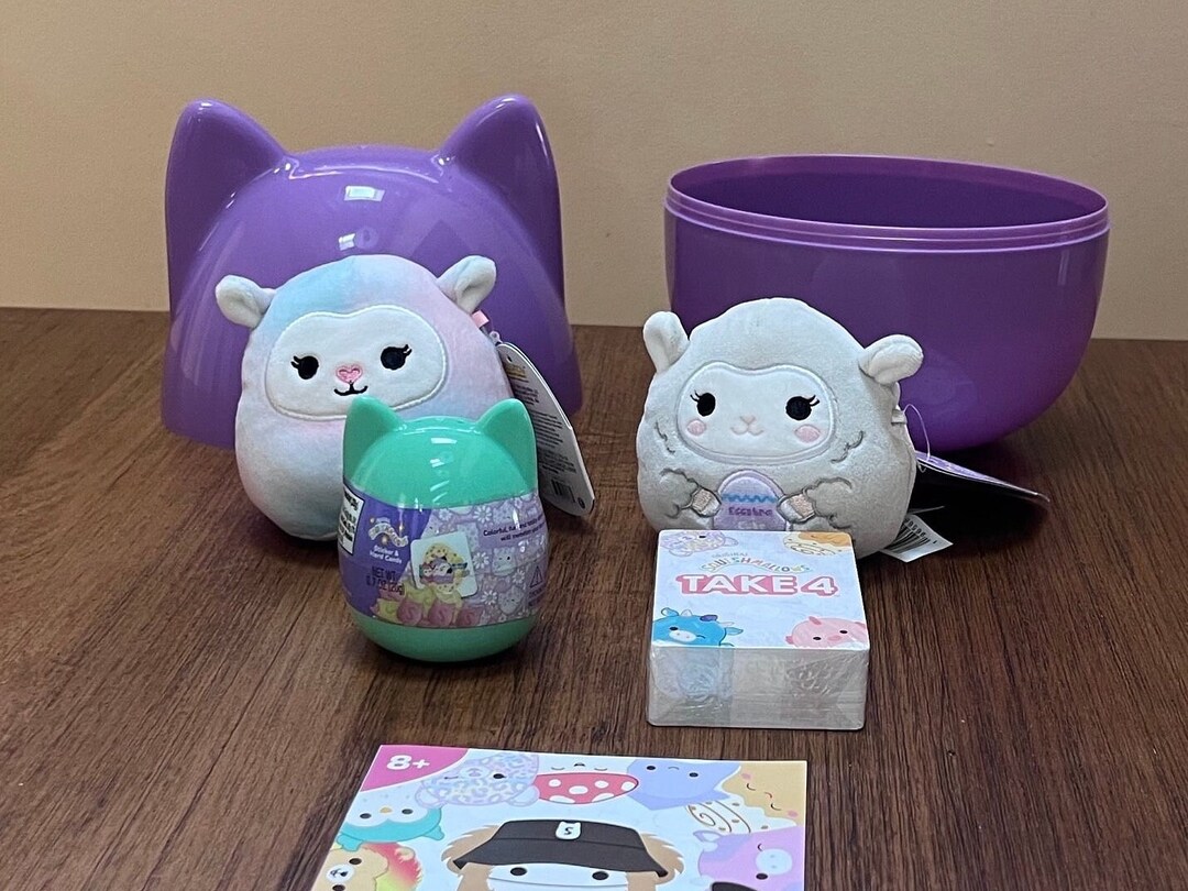 New 8 Squishmallow Capsule 4 Arabella Lamb Sheep Olana Candy Capsule ...