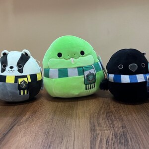 Squishmallow Harry Potter 7-8 Slytherin Snake 6-7 Hufflepuff - Etsy
