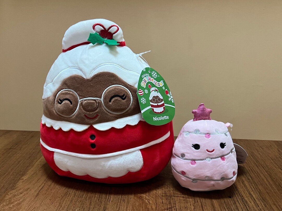 Squishmallow 8 Christmas Mrs Santa Clause Nicolette New Nwt - Etsy