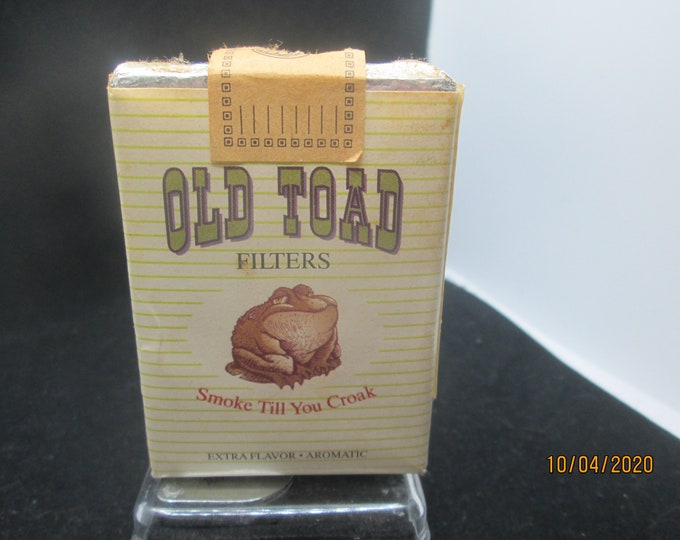 Vintage ~ Rare ~ Old Toad ~ Cigarette Pack ~ Retro ~ Chocolate Candy ...