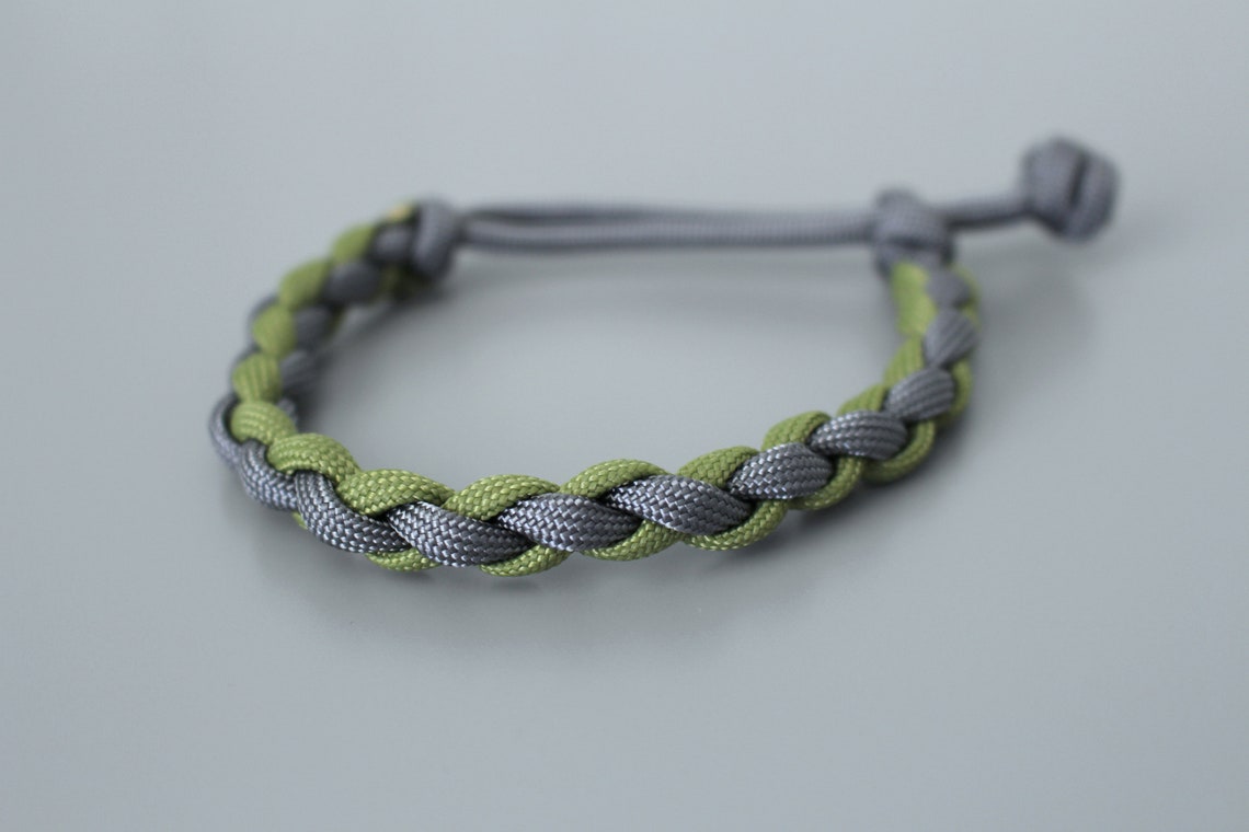 Diamond Braid Adjustable Paracord Bracelet - Etsy