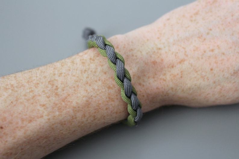 Diamond Braid Adjustable Paracord Bracelet | Etsy