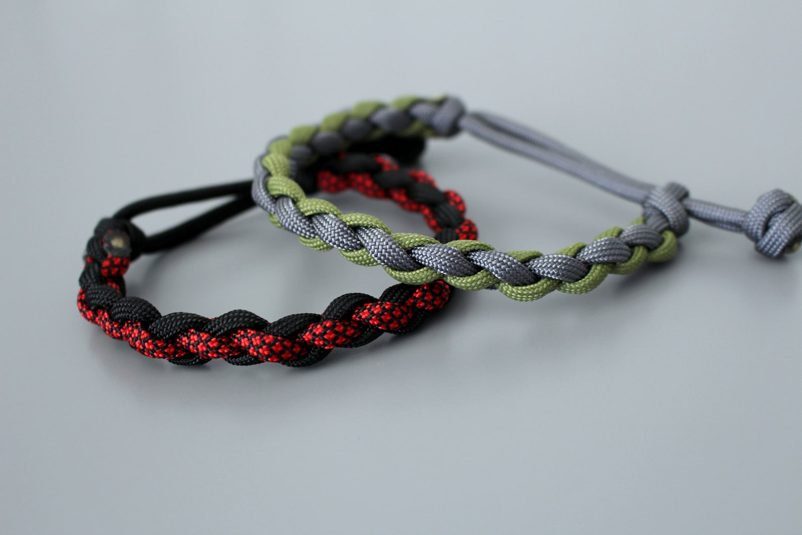 Diamond Braid Adjustable Paracord Bracelet - Etsy