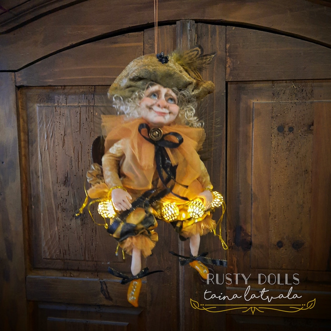 Jester Art Doll - Art Doll - Doll - Polymer Clay Art - Collectible Doll ...