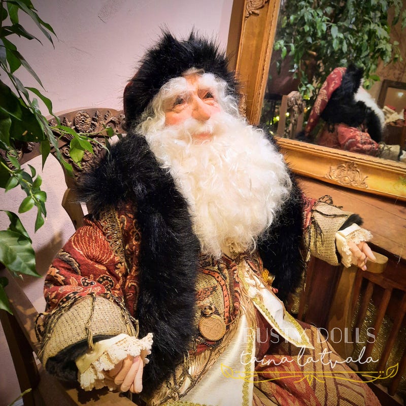Large Santa Dolls - Etsy