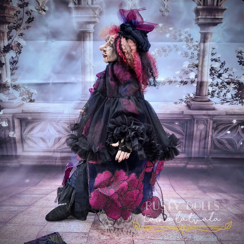 Witch Art Doll Fantasy Doll Polymer Clay Doll Witch - Etsy