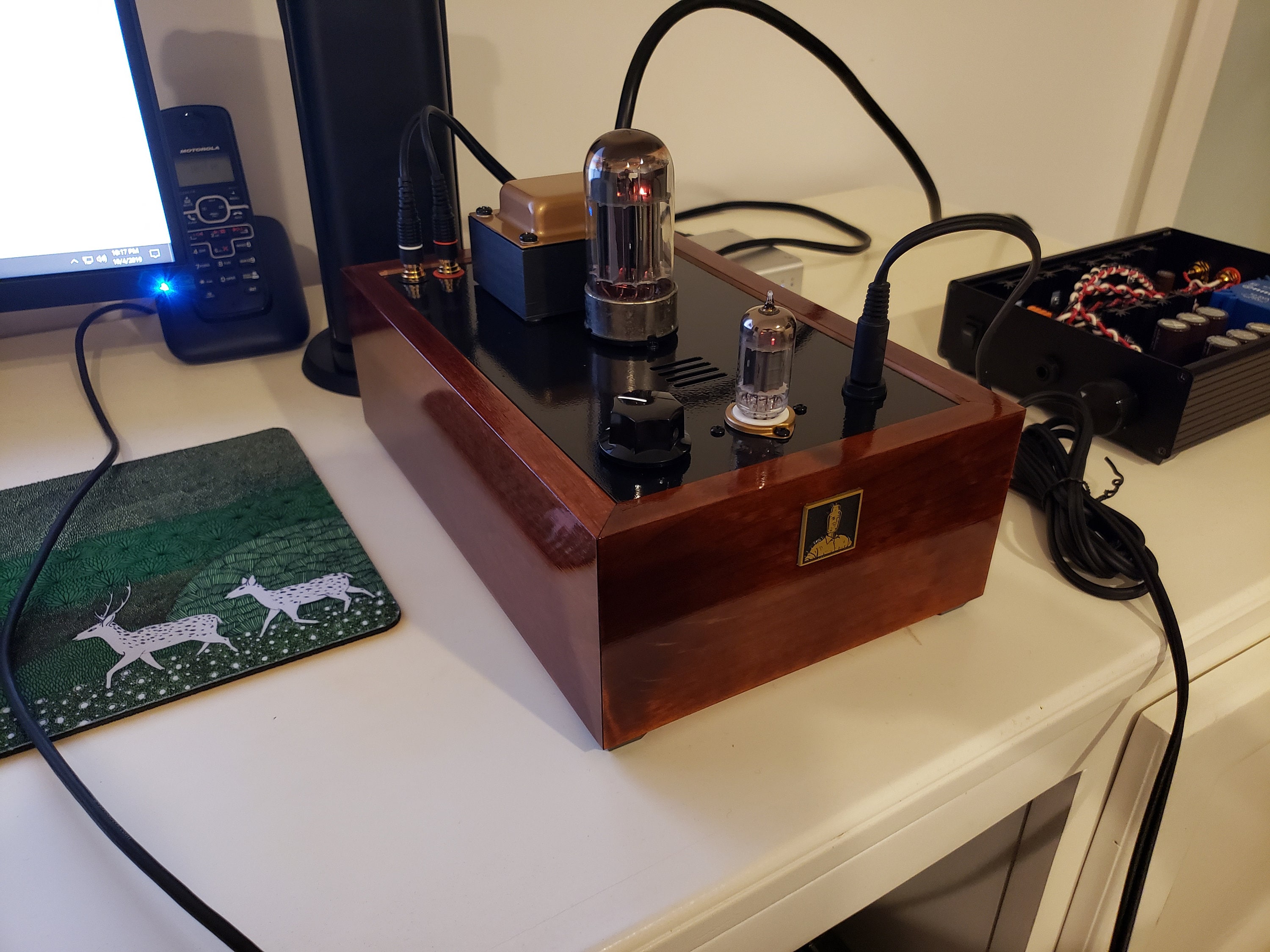 Upgraded Bottlehead Crack 1.1 OTL Headphone Amplifier, Speedball ...