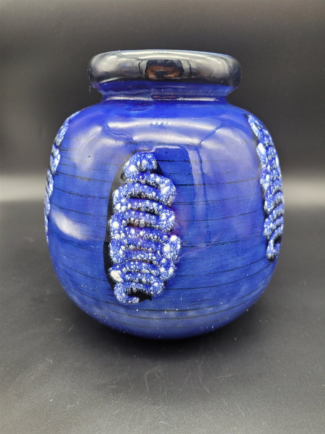 Mid-century Modern West German Scheurich Cobalt Blue Vase - Etsy