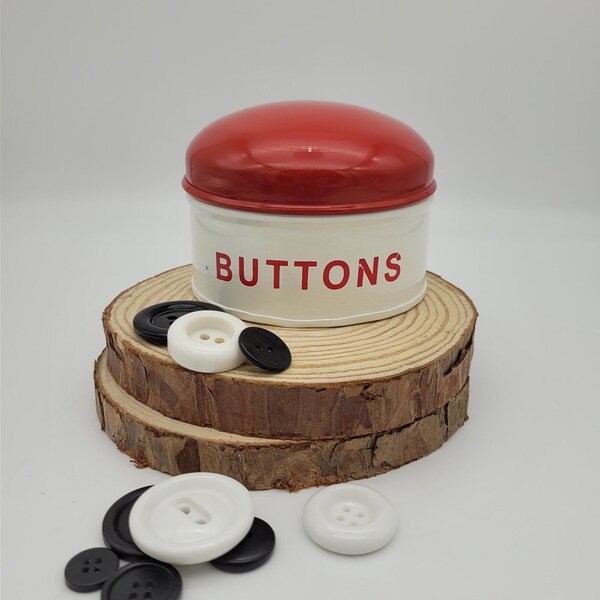 Button Tin - Etsy