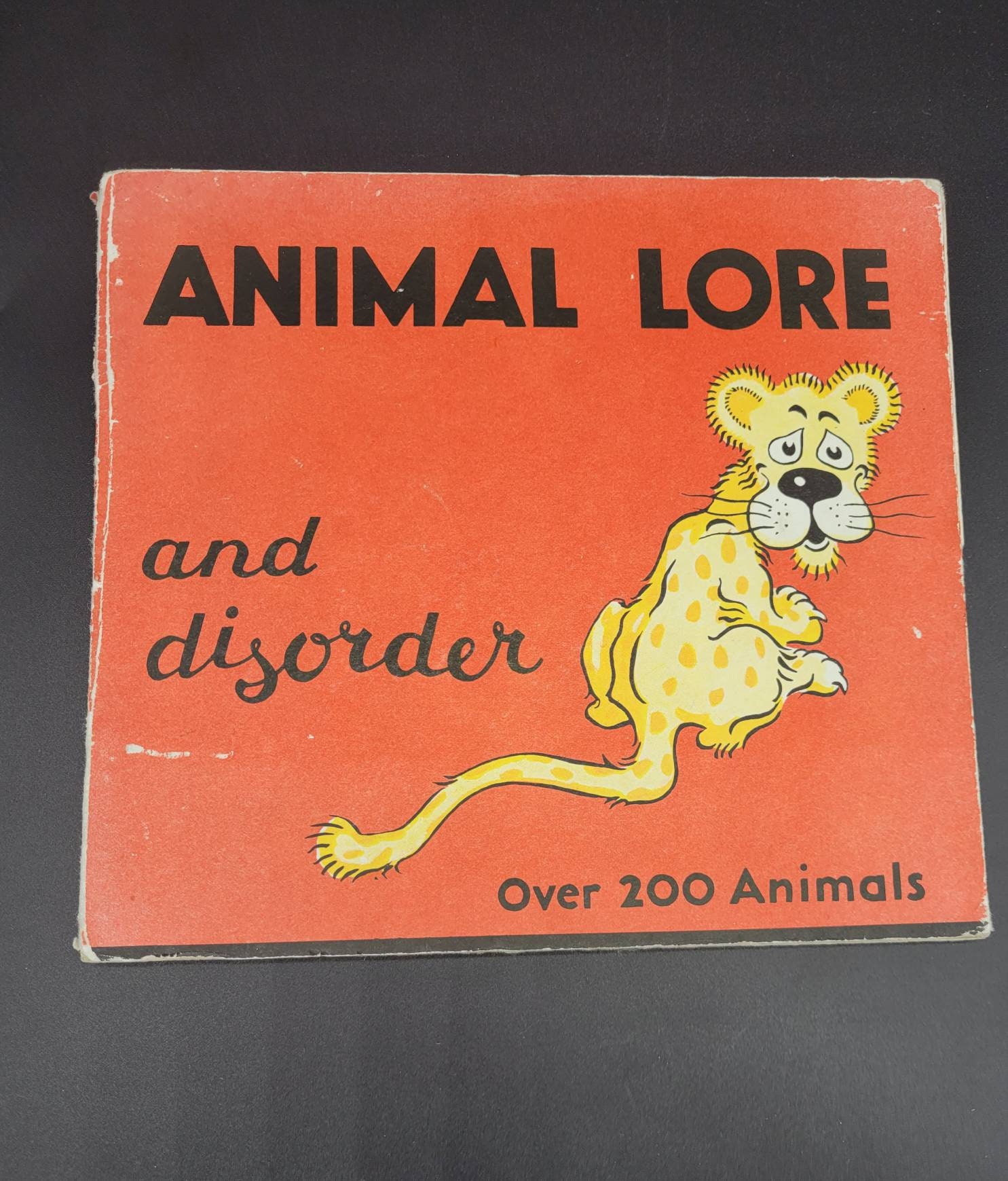 Vintage Children's Flip Book 'animal Lore and Disorder' First Edition ...