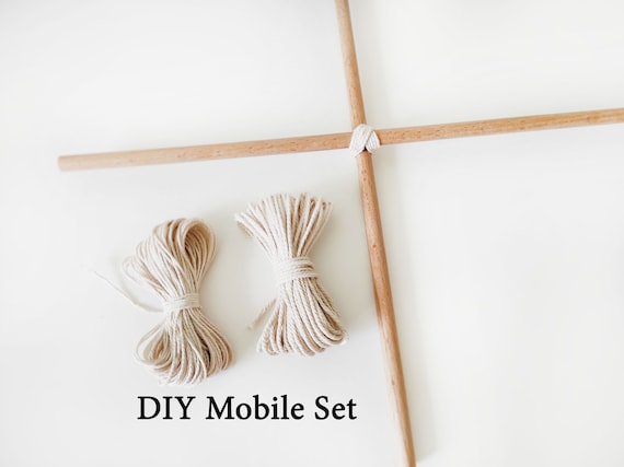 DIY Set Customizable DIY Mobile Wood Baby Mobile Create DIY | Etsy