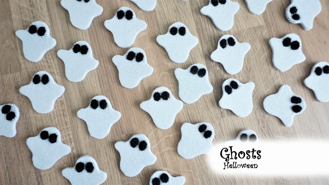 Felt Ghosts Felt Helloween Wholesale Bulk Craft Decoration Ghosts - Etsy