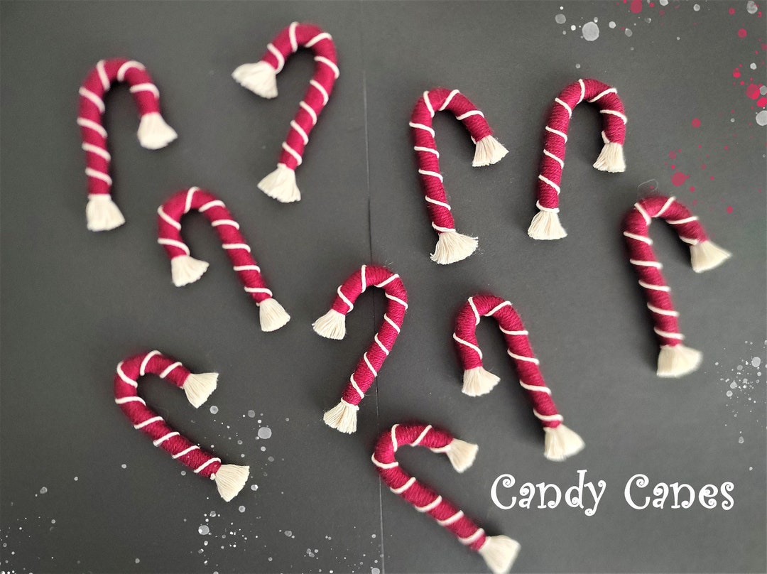 Cotton Candy Canes Cotton Winter Holiday Christmas Decor Cottonmcandy ...