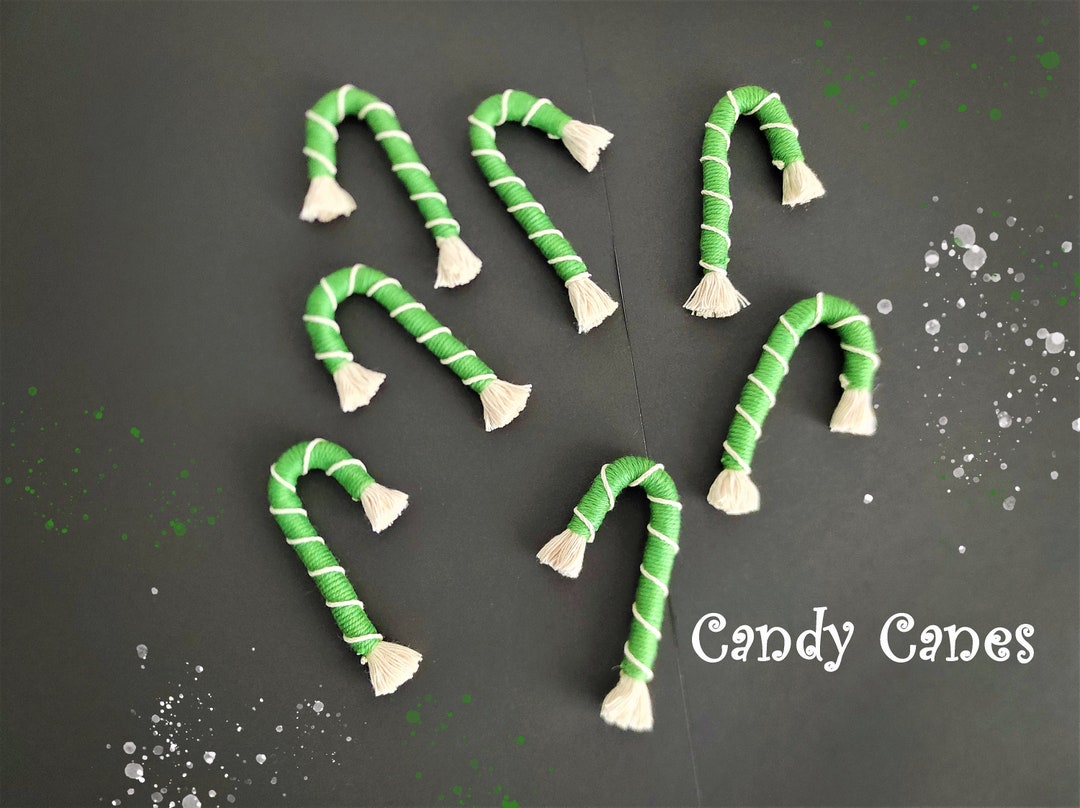 Cotton Candy Canes Cotton Winter Holiday Christmas Decor Cottonmcandy ...