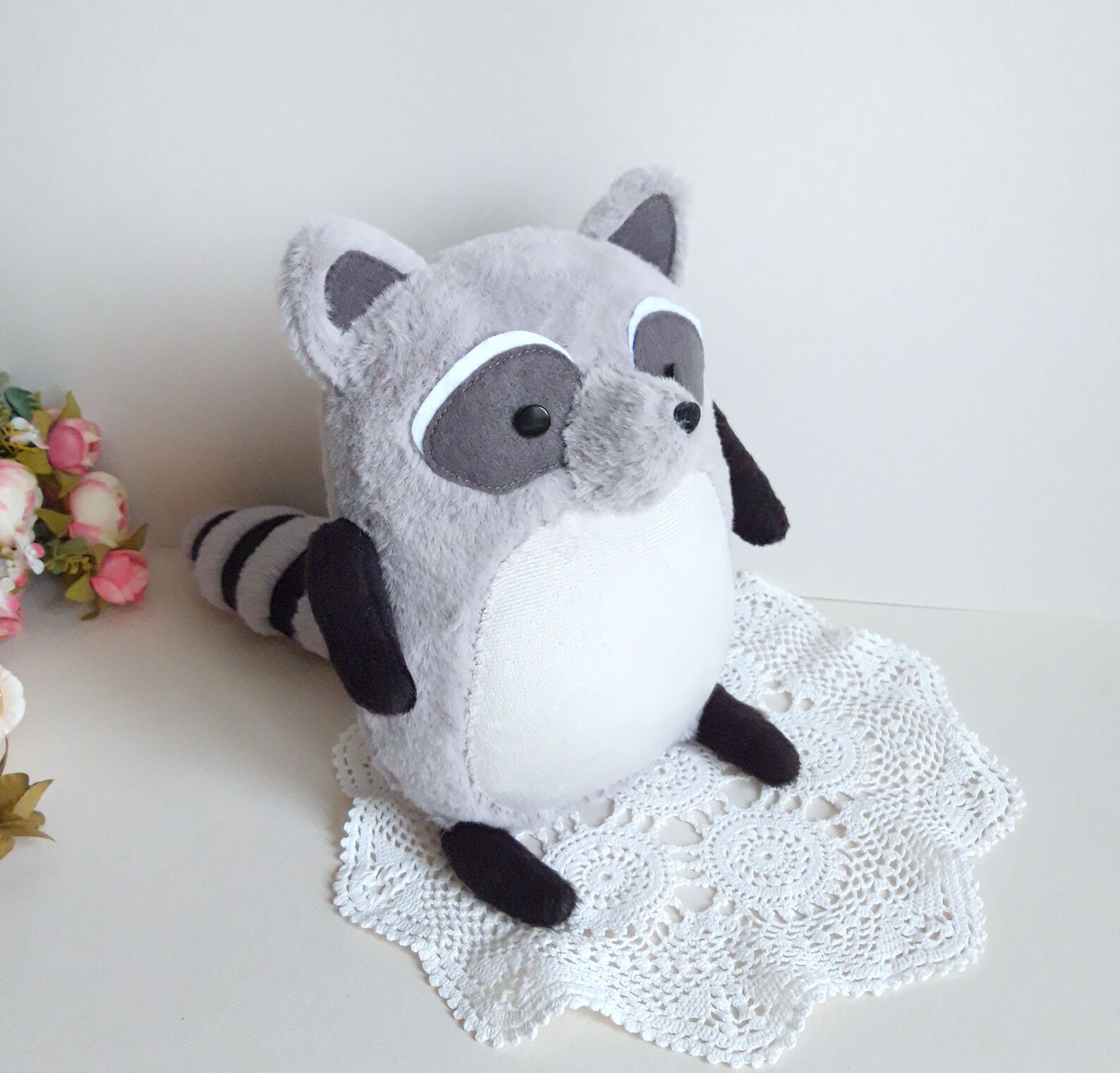 Raccoon Raccoon Toy Racocky Raccoon Plush Raccoon | Etsy