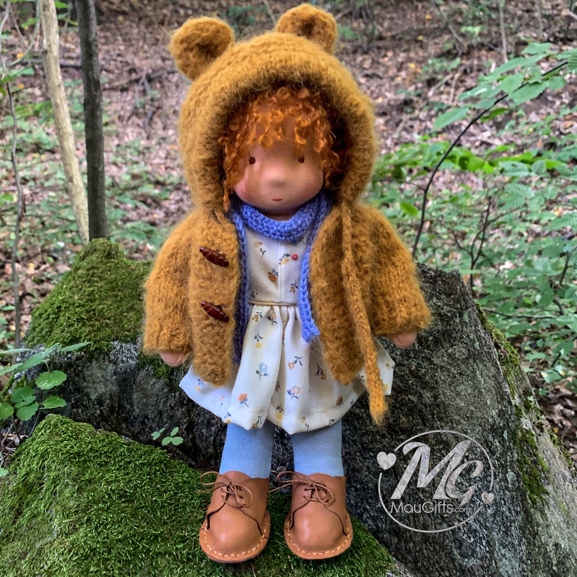 Waldorf Doll VIDEO Tutorial. Step-by-step Guide With Patterns for ...