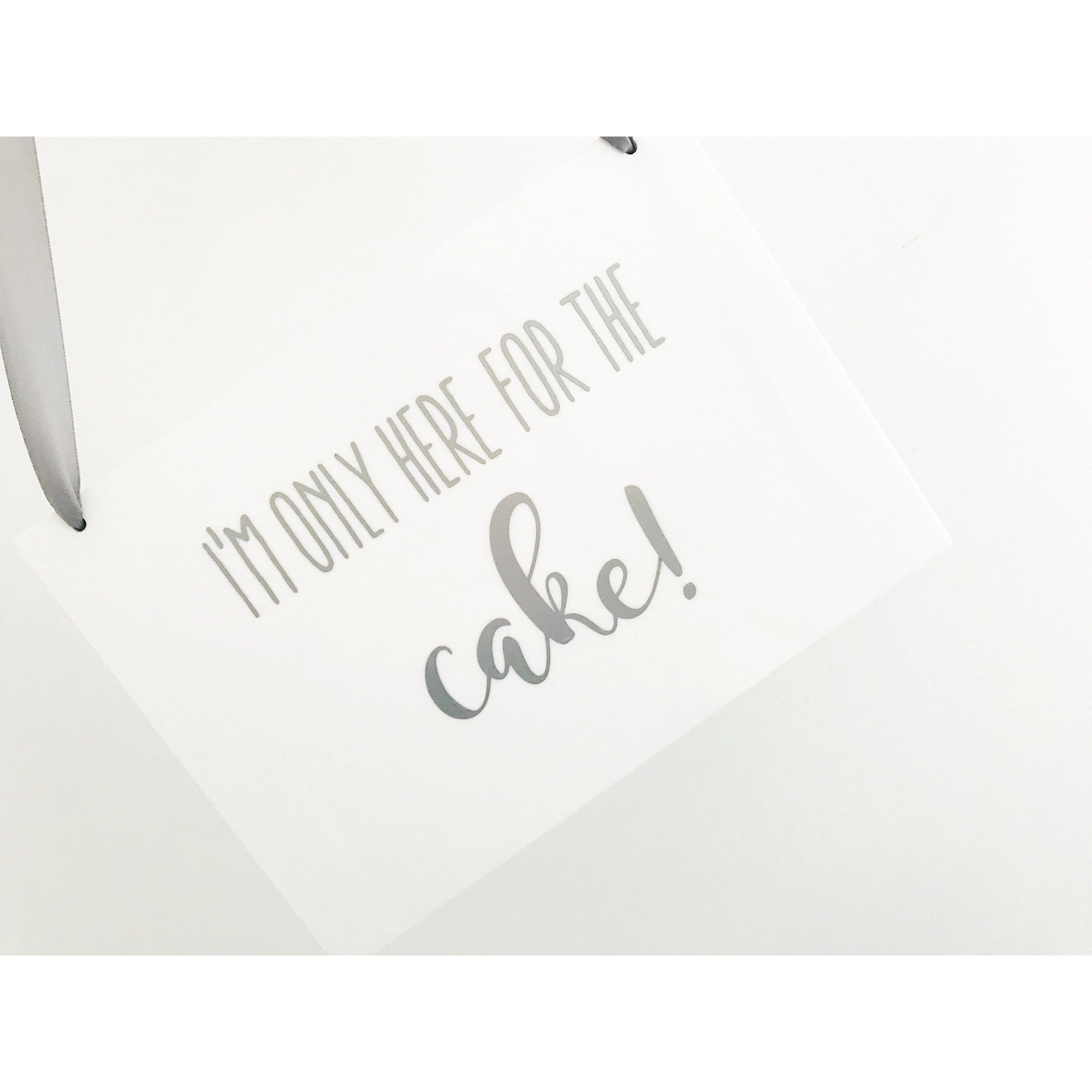 Wedding here for cake sign they promised me cake plaque page | Etsy