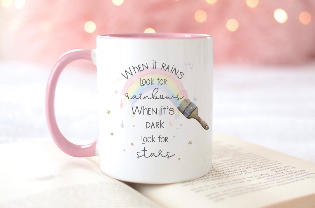 Distanced Hug in a Mug After Every Storm Rainbow of Hope - Etsy