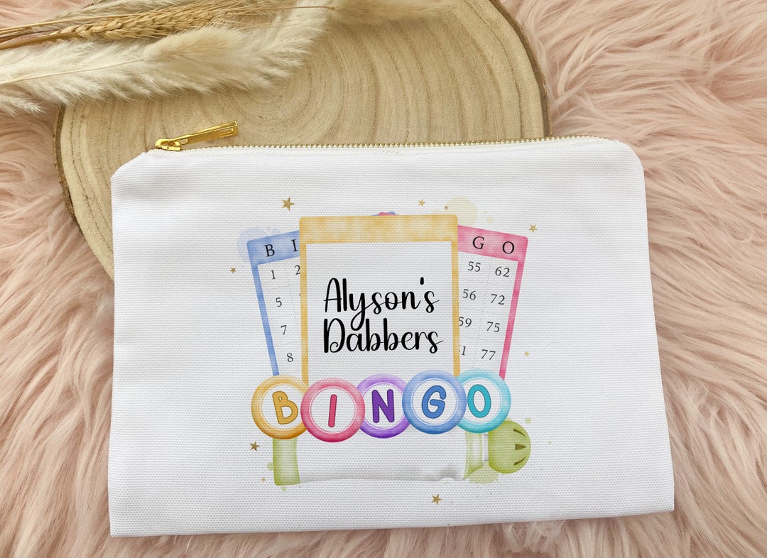 Bingo Wallet, Bingo Pen Organiser, Bingo Lover Pouch, Personalised ...