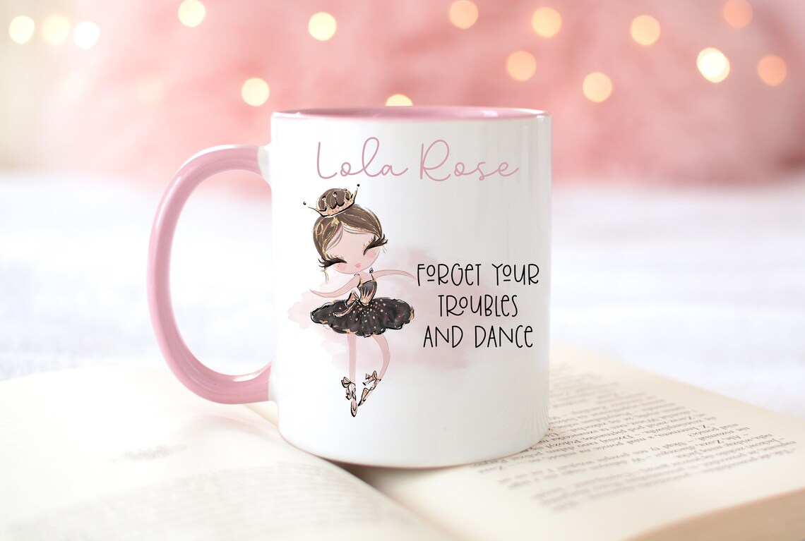 Personalised Dance Mug Ballet Class Bag Personalised Dancer - Etsy UK