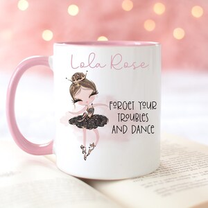 Personalised Dance Mug Ballet Class Bag Personalised Dancer - Etsy UK