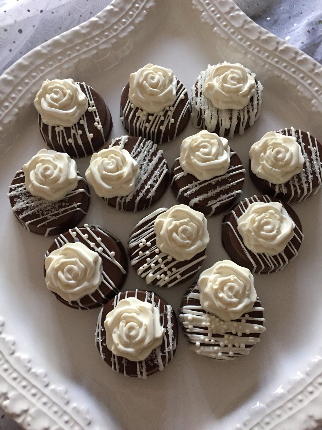 Wedding Favors/chocolate Covered Oreo Cookies(1 Doz)/bridal Showers ...