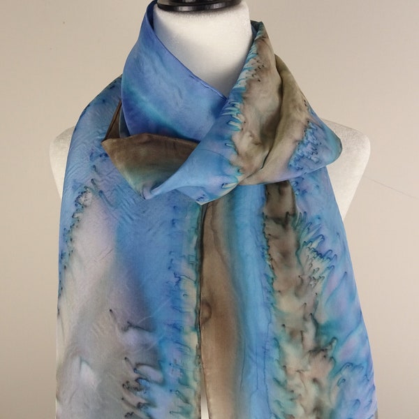 Abstract Silk Scarf - Etsy